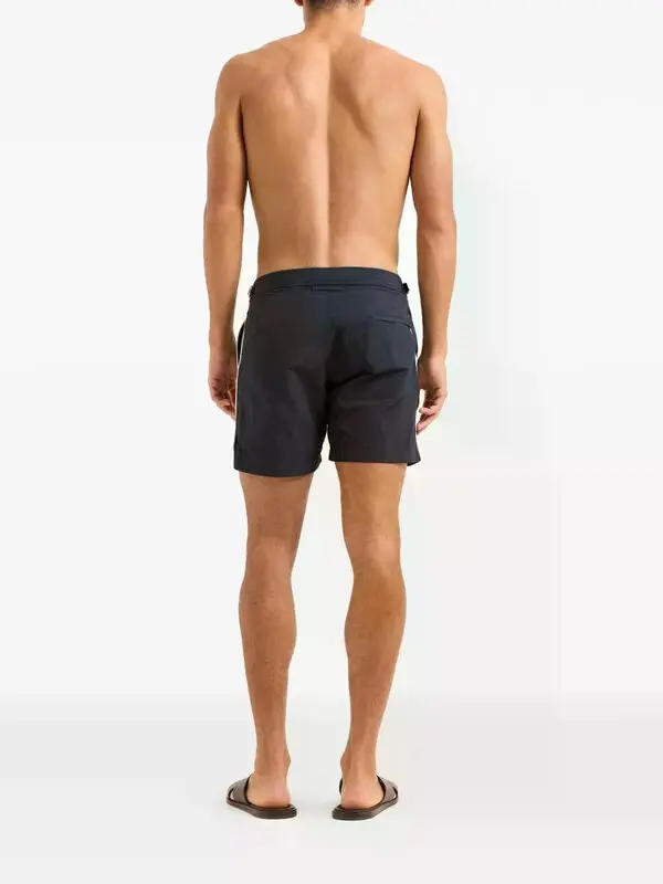 Orlebar Brown Bulldog Piped-trim Swim Shorts - Blue