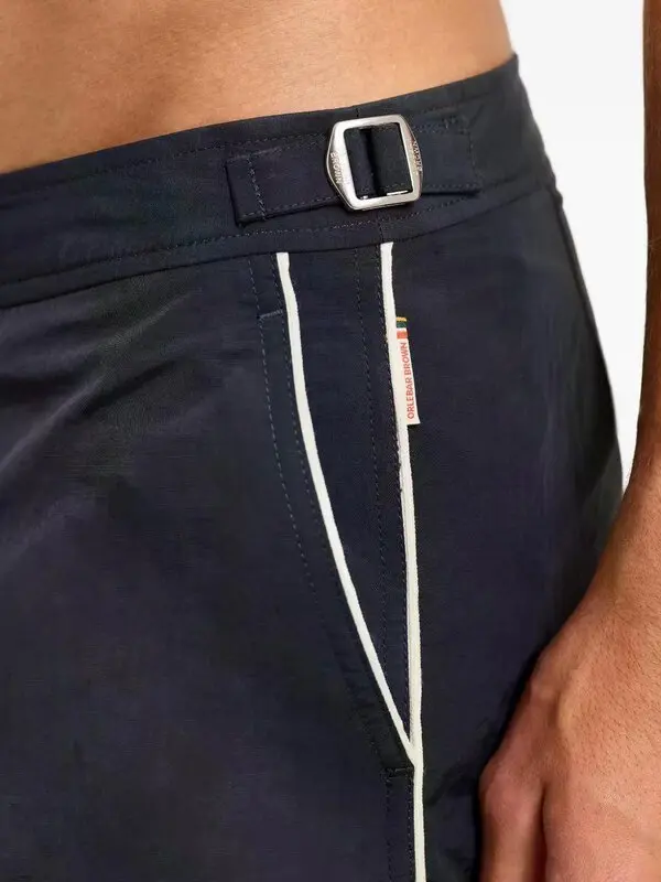 Orlebar Brown Bulldog Piped-trim Swim Shorts - Blue