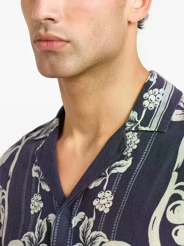 Orlebar Brown Maitan Linen Shirt - Blue