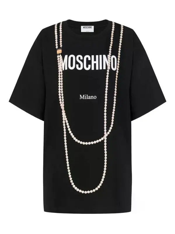 Moschino Printed Organic Cotton T-shirt