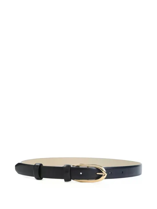 Givenchy Leather Buckle Belt - Black