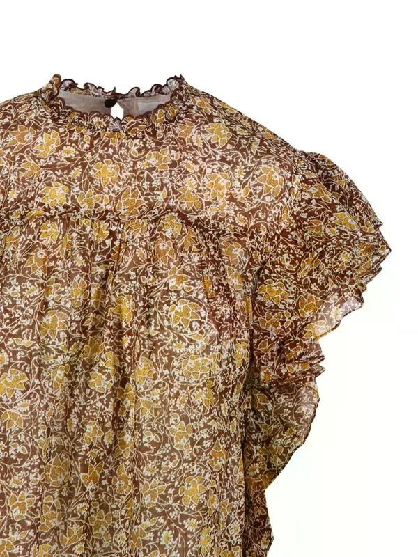 MARANT ETOILE Daliyane Floral-print Blouse