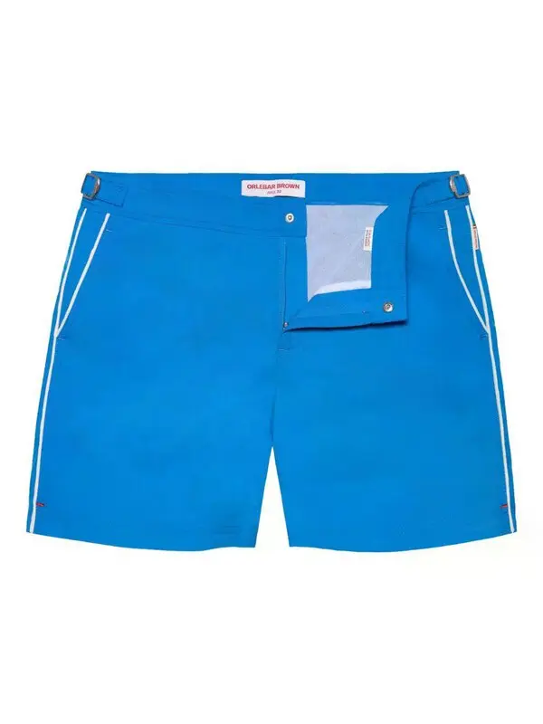 Orlebar Brown Bulldog Piped-trim Swim Shorts - Blue