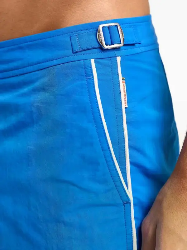 Orlebar Brown Bulldog Piped-trim Swim Shorts - Blue