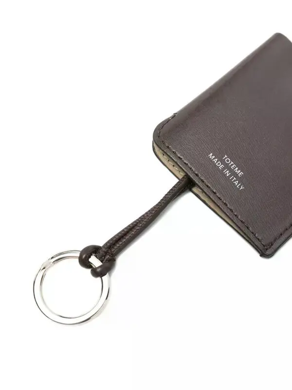 TOTEME Leather Keyring - Brown