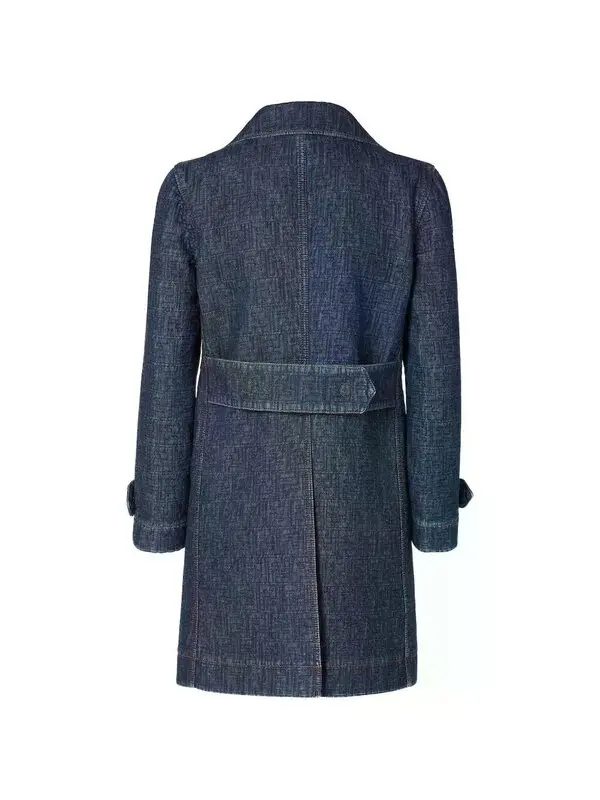 Fendi Quilted Denim Coat