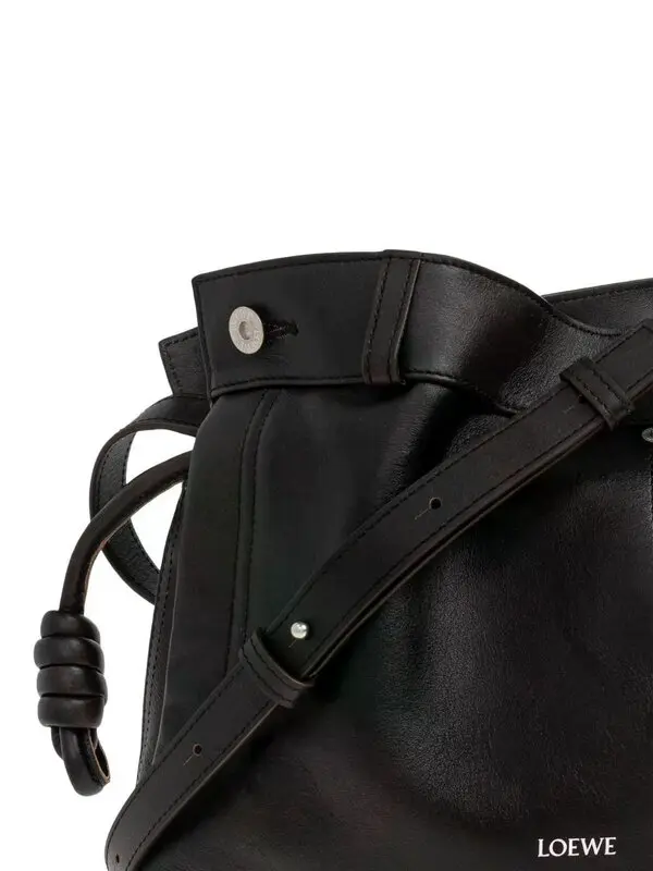 Loewe Medium Panta Flamenco Crossbody Bag - Black