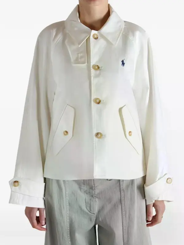 Polo Ralph Lauren Logo-embroidered Jacket - Neutrals