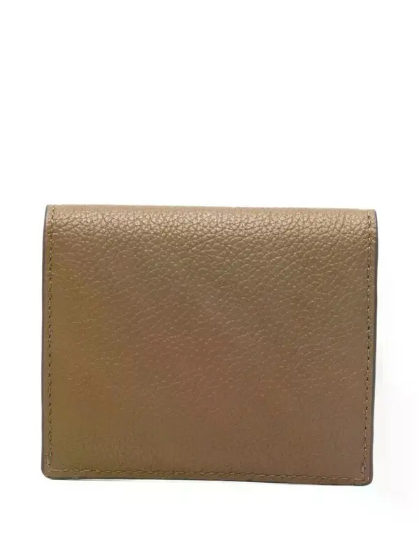 TOTEME T-lock Leather Cardholder - Brown