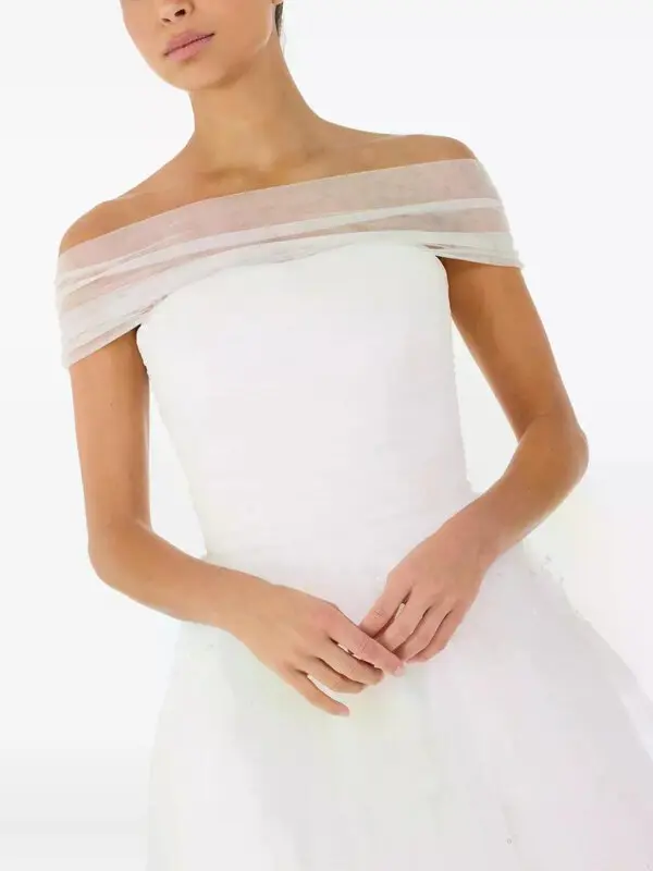 Jenny Packham Angel Falls Tiered Maxi Dress - White