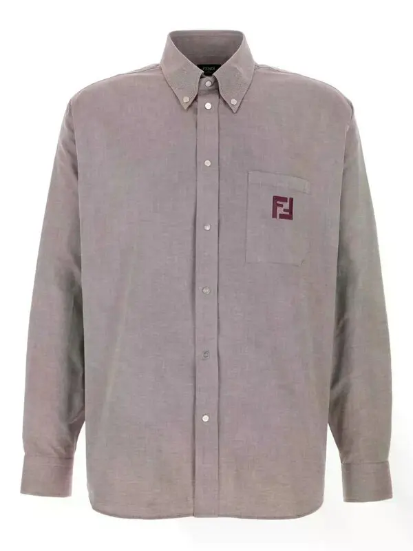 Fendi Logo-embroidered Shirt