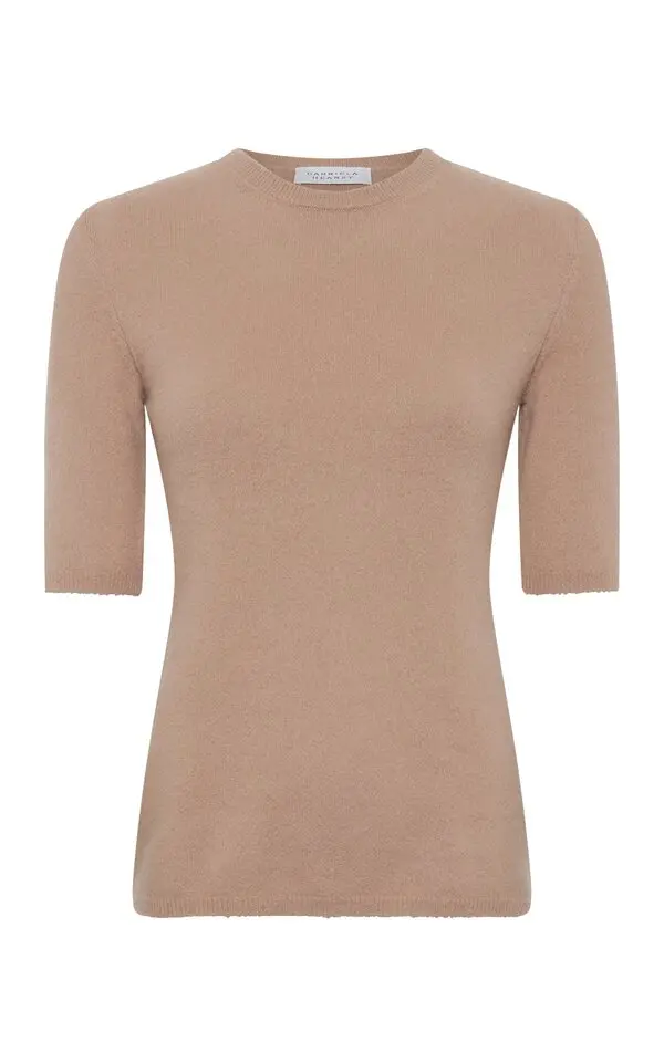 Gabriela Hearst Xanthe Knit Top - Camel