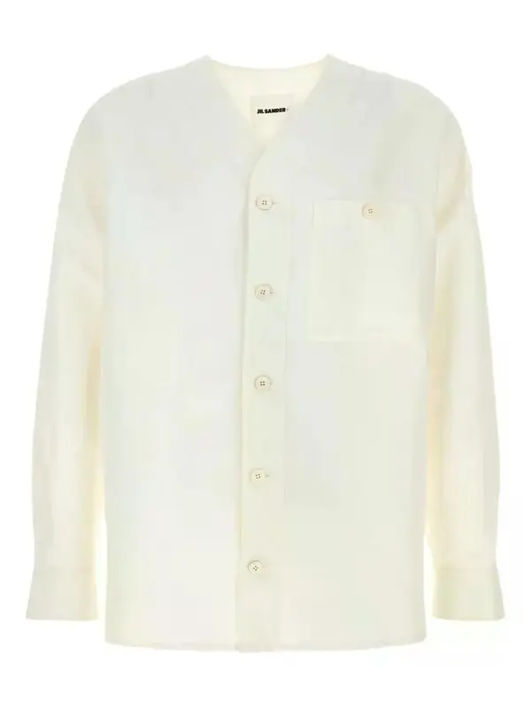 JIL SANDER Buttoned Chest-pocket Shirt