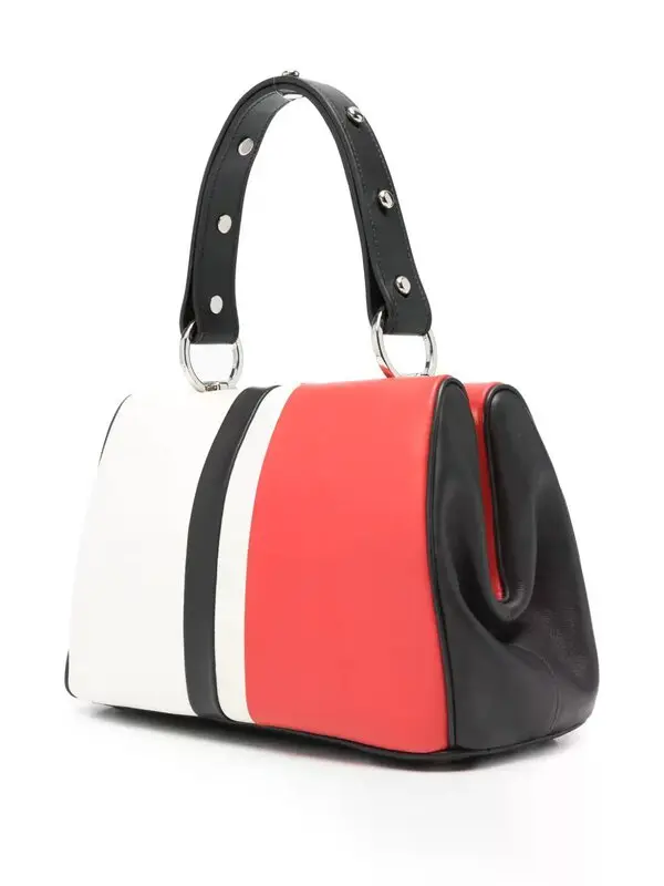 Prada Studded-detail Tote Bag - Red