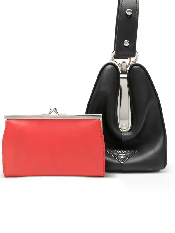 Prada Studded-detail Tote Bag - Red