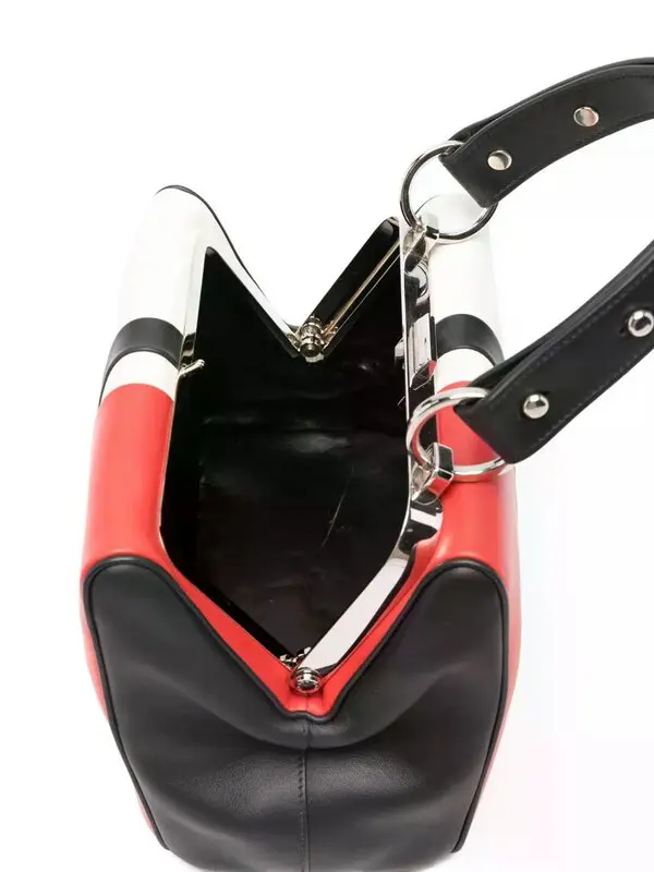 Prada Studded-detail Tote Bag - Red