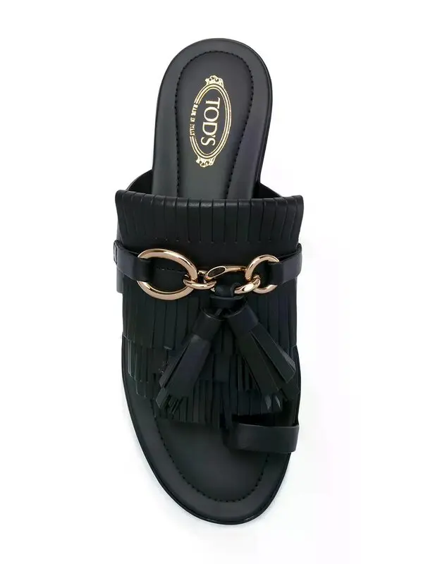 TOD'S Fringe Sandals
