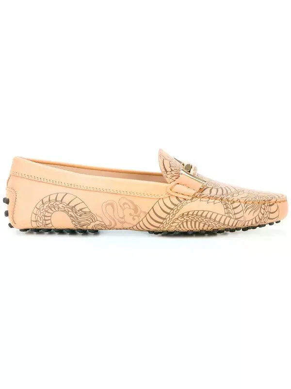 TOD'S Tattoo Dragon Loafers