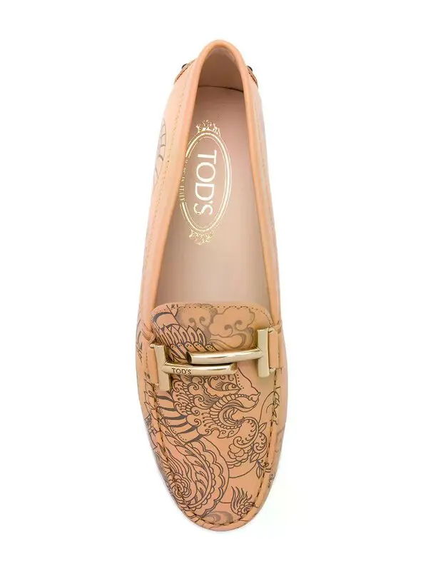 TOD'S Tattoo Dragon Loafers
