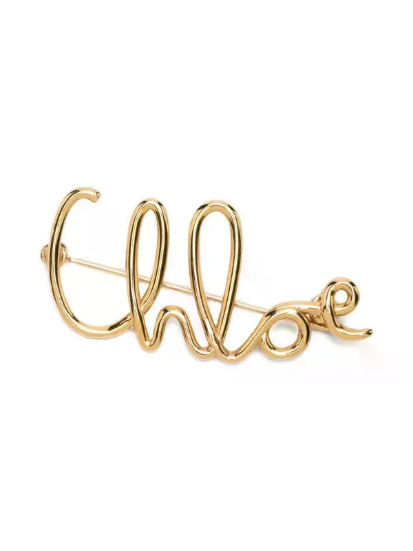 Chloé Logo Brooch