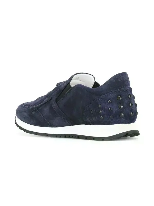 TOD'S Studded Leather Slip-on Sneakers