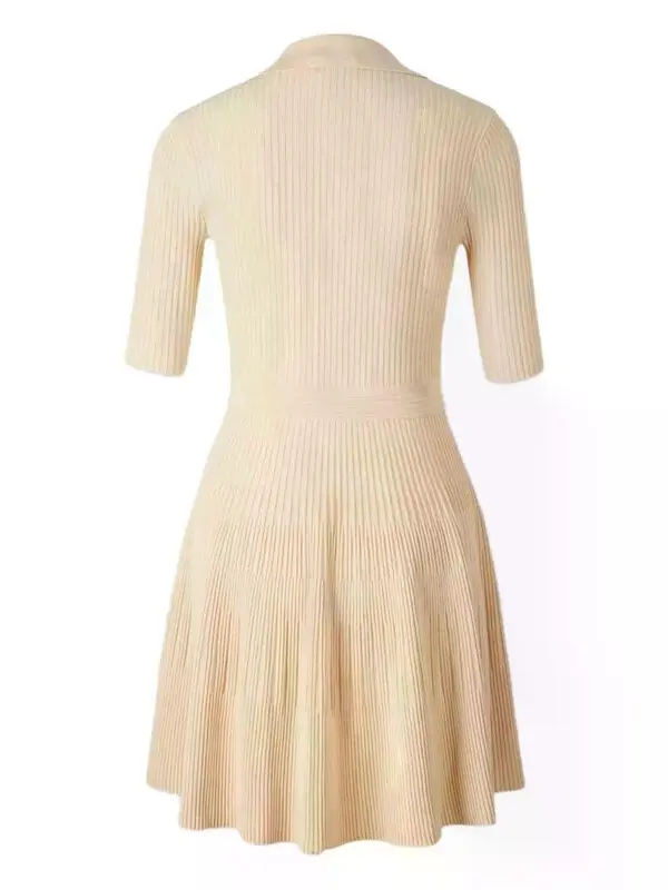 Simkhai Pleated Collared Dress