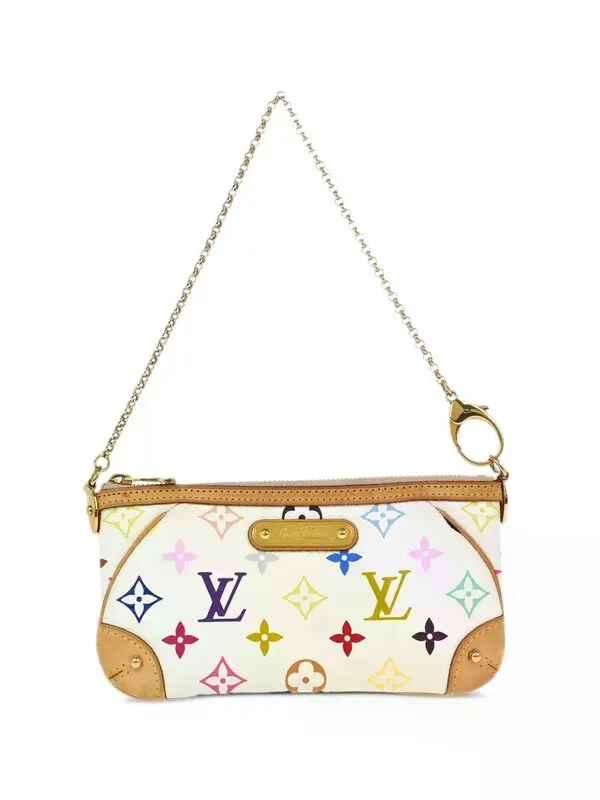 LOUIS VUITTON 2011 Pochette Mm - White