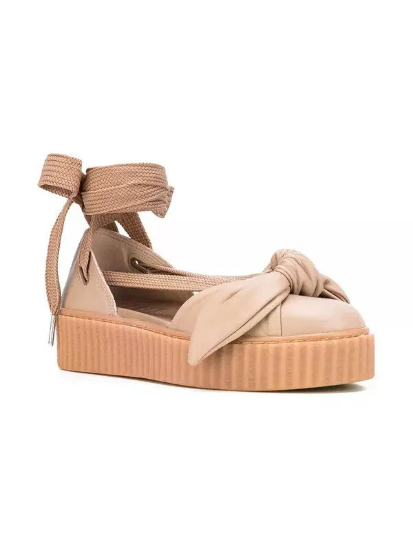 FENTY BEAUTY Puma Tied Leather Platform
