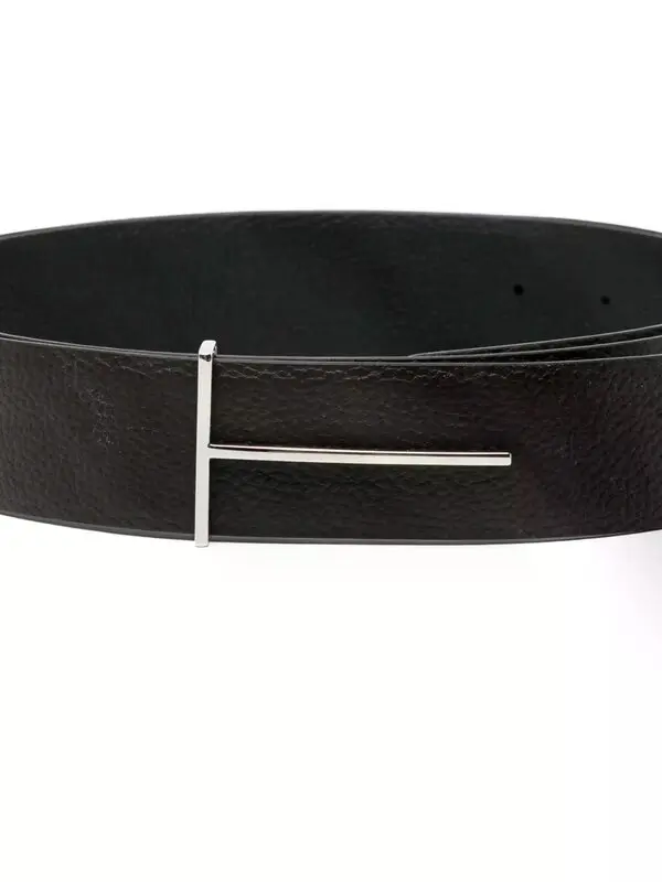 TOM FORD Leather Reversible Belt - Brown