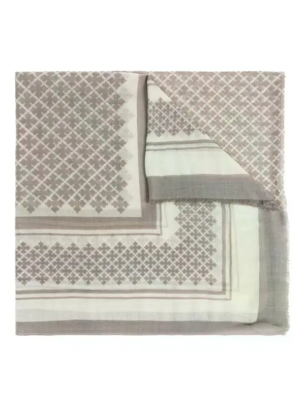 BY MALENE BIRGER Geometric-pattern Scarf - Neutrals