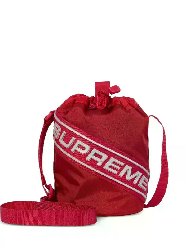 Supreme Logo-patch Shoulder Bag - Red