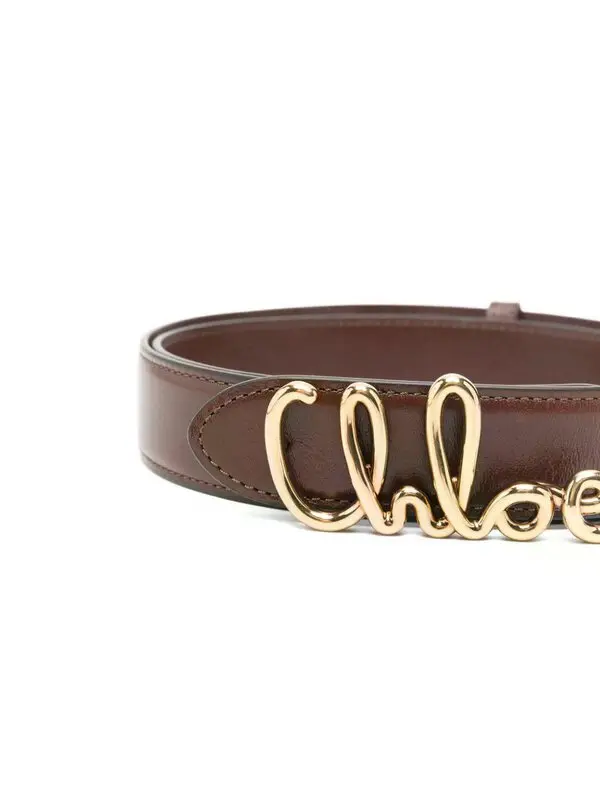 Chloé Iconic Belt - Brown