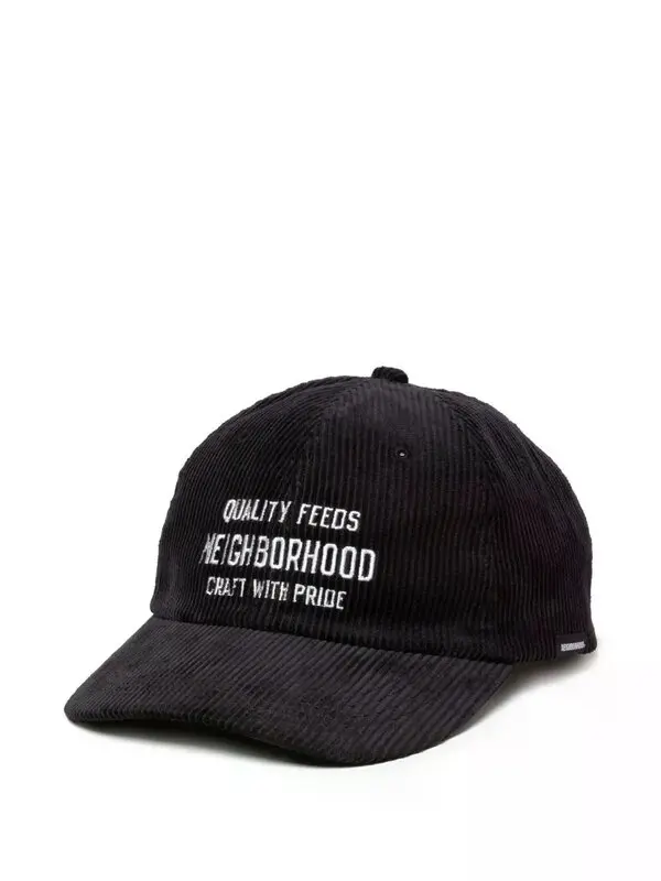 NEIGHBORHOOD Corduroy Baseball Cap - Black