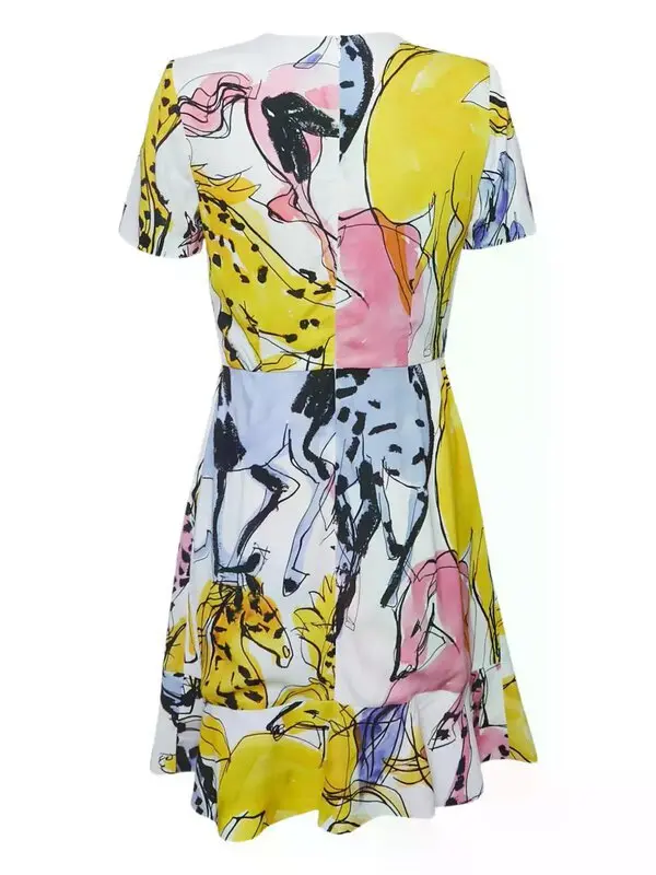 Stella McCartney Printed Silk A-line Dress