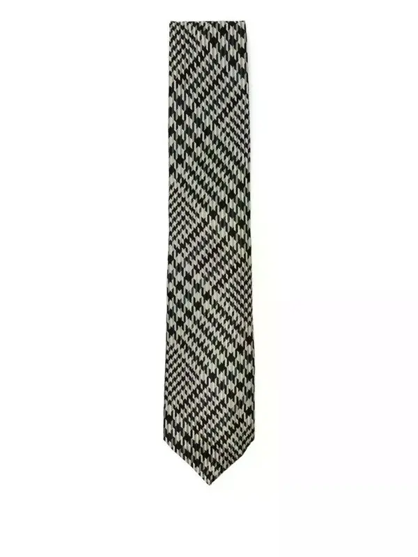TOM FORD Patterned Necktie - Green