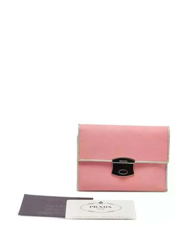 Prada Leather Wallet - Pink