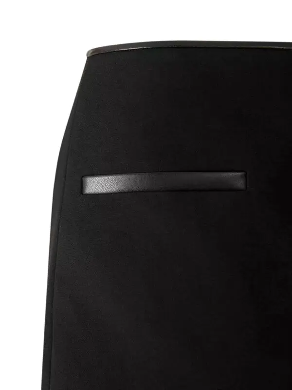 Simkhai Buckle Trimmed Wrap Skirt