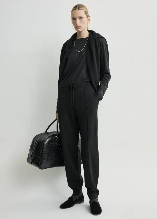 TOTEME Pintucked Sweatpants - Grey