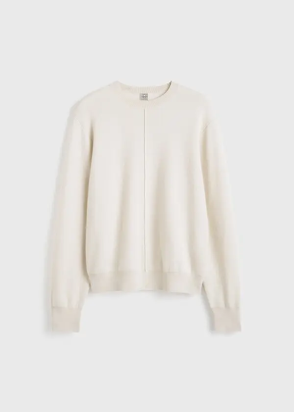 TOTEME Pintucked Sweater - Ecru