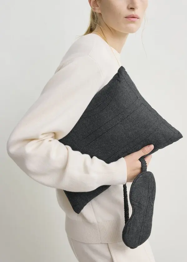 TOTEME Monogram Sleep Set Charcoal