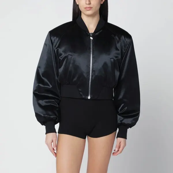 Attico Cropped Bomber Jacket