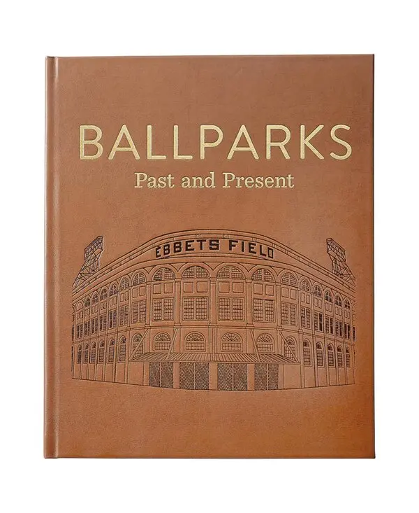 GRAPHIC IMAGE Ballparks Past & Present Leather Bound Book