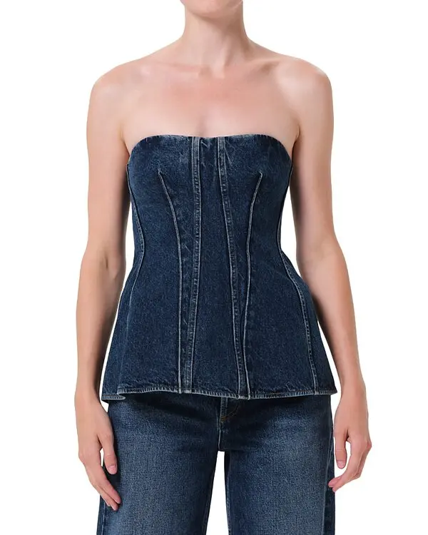 AGOLDE Lara Denim Corset - Form