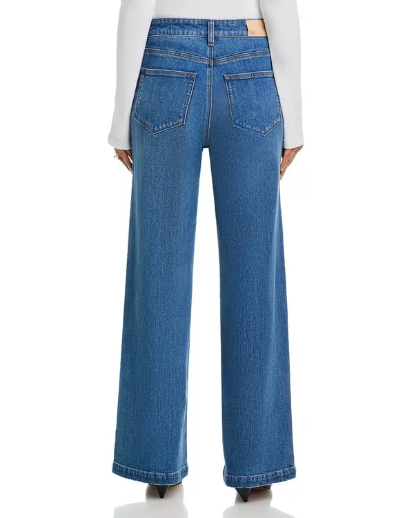 Paige High Rise Wide Leg Jeans - Written