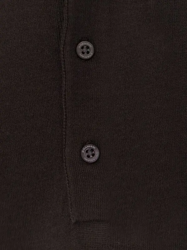 BRAMANI CASHMERE Wool Polo Sweater