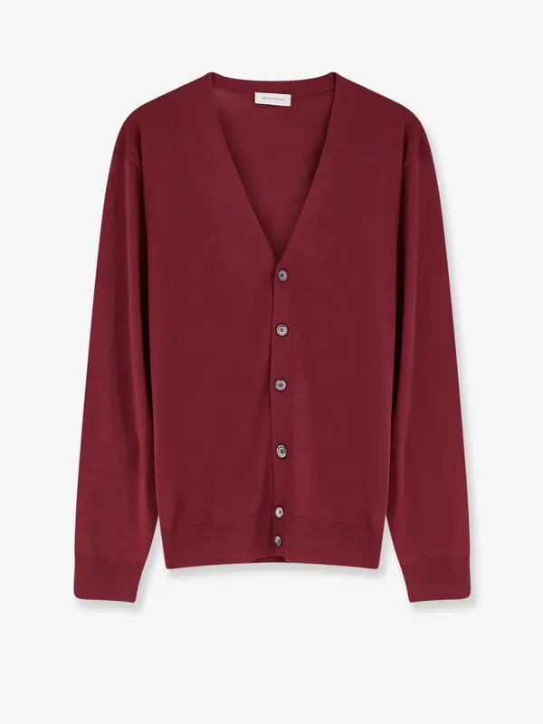 BRAMANI CASHMERE Wool Cardigan - Red