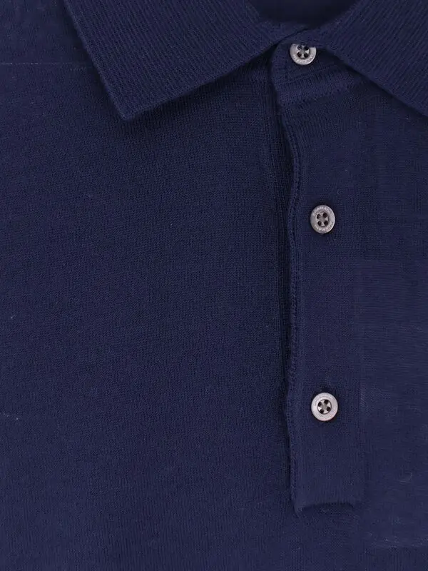 BRAMANI CASHMERE Wool Polo Sweater