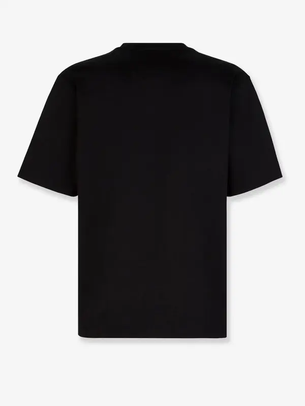 Fendi Cotton Tshirt With Ff Detail