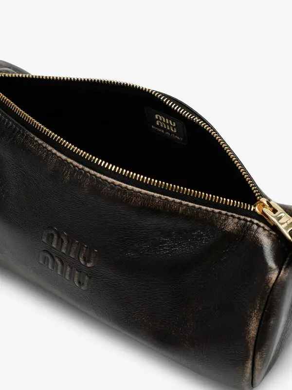 Miu Miu Leather Mini Aviator Crossbody Bag