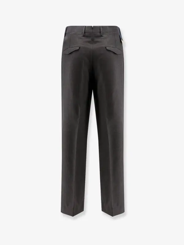 SANTANIELLO Rima Wool Trousers With Pleats